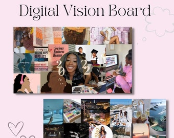 DIGITAL VISION BOARD - Etsy
