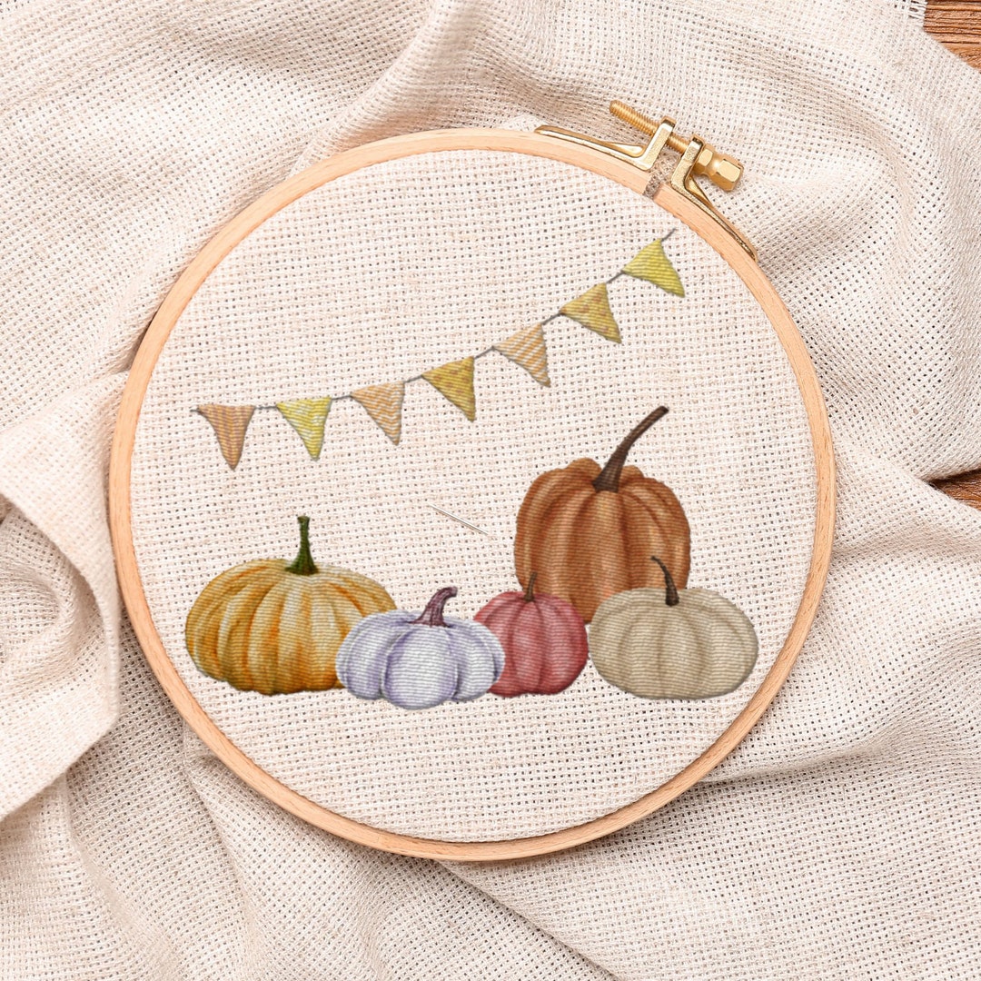 HAPPY FALL Cross Stitch Pattern - Etsy