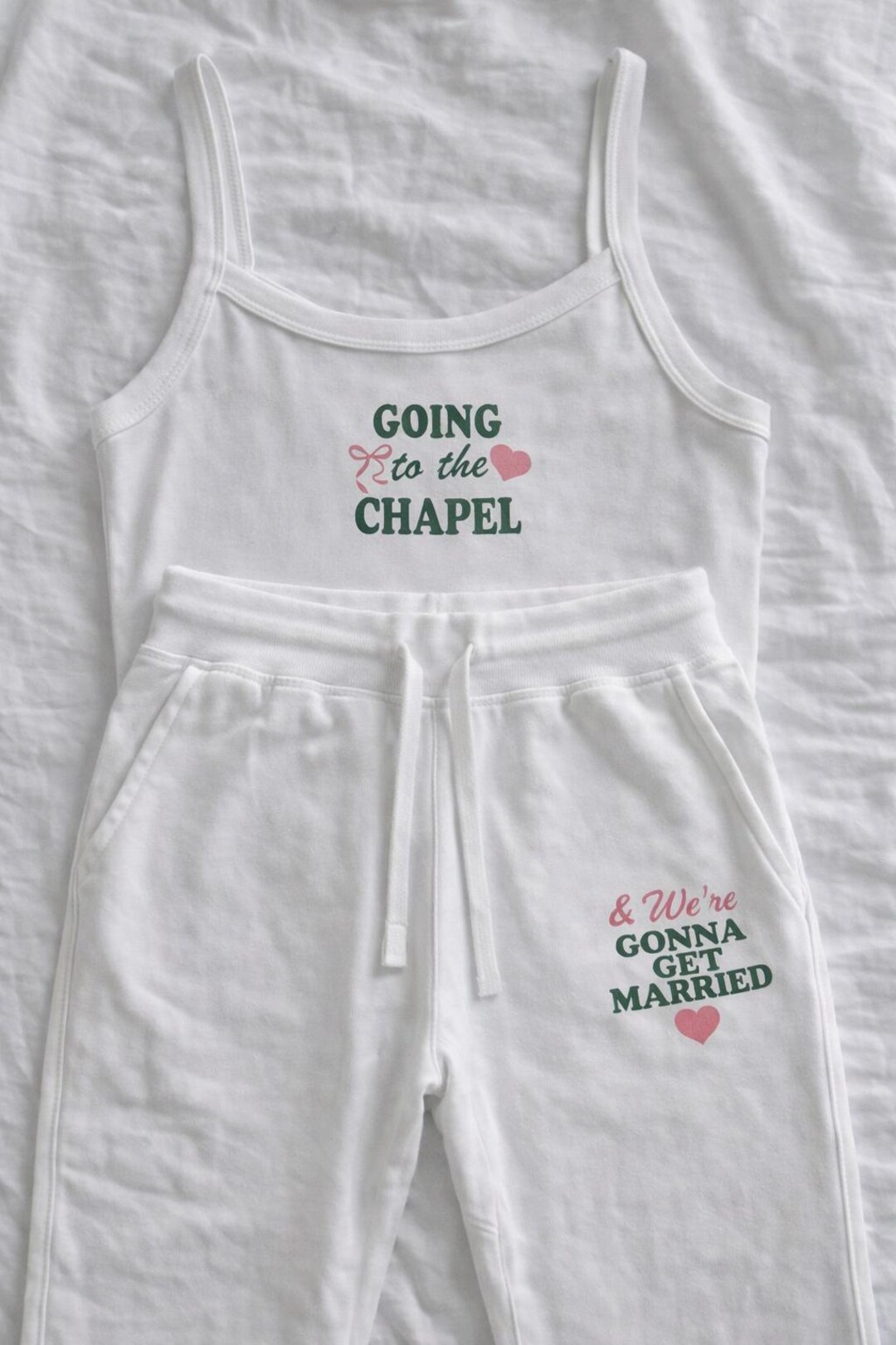 Going to the Chapel Wedding Set Outfit I Bridal Lounge Set ...