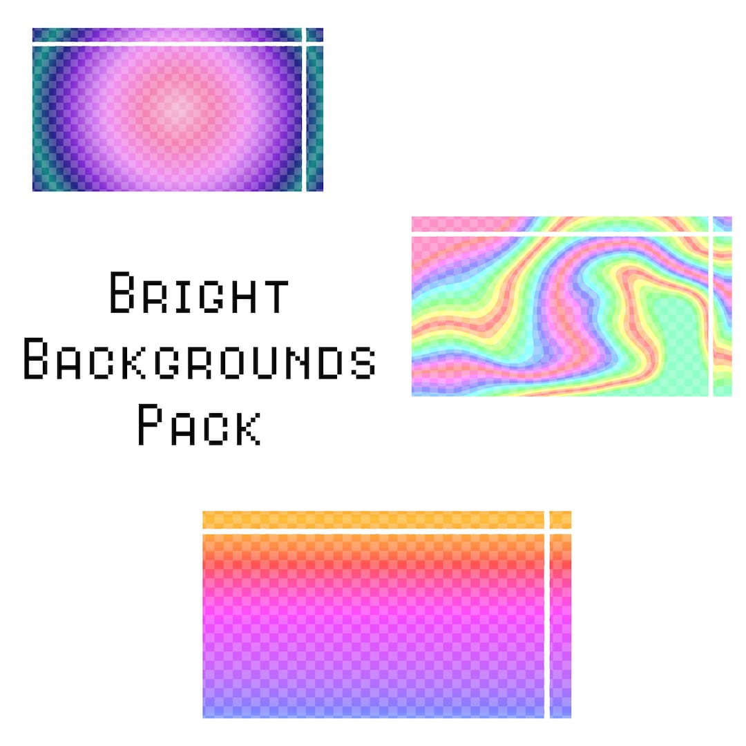 Bright Backgrounds Pack - Etsy