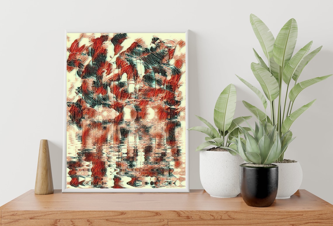 Waterflow Printable Art - Etsy