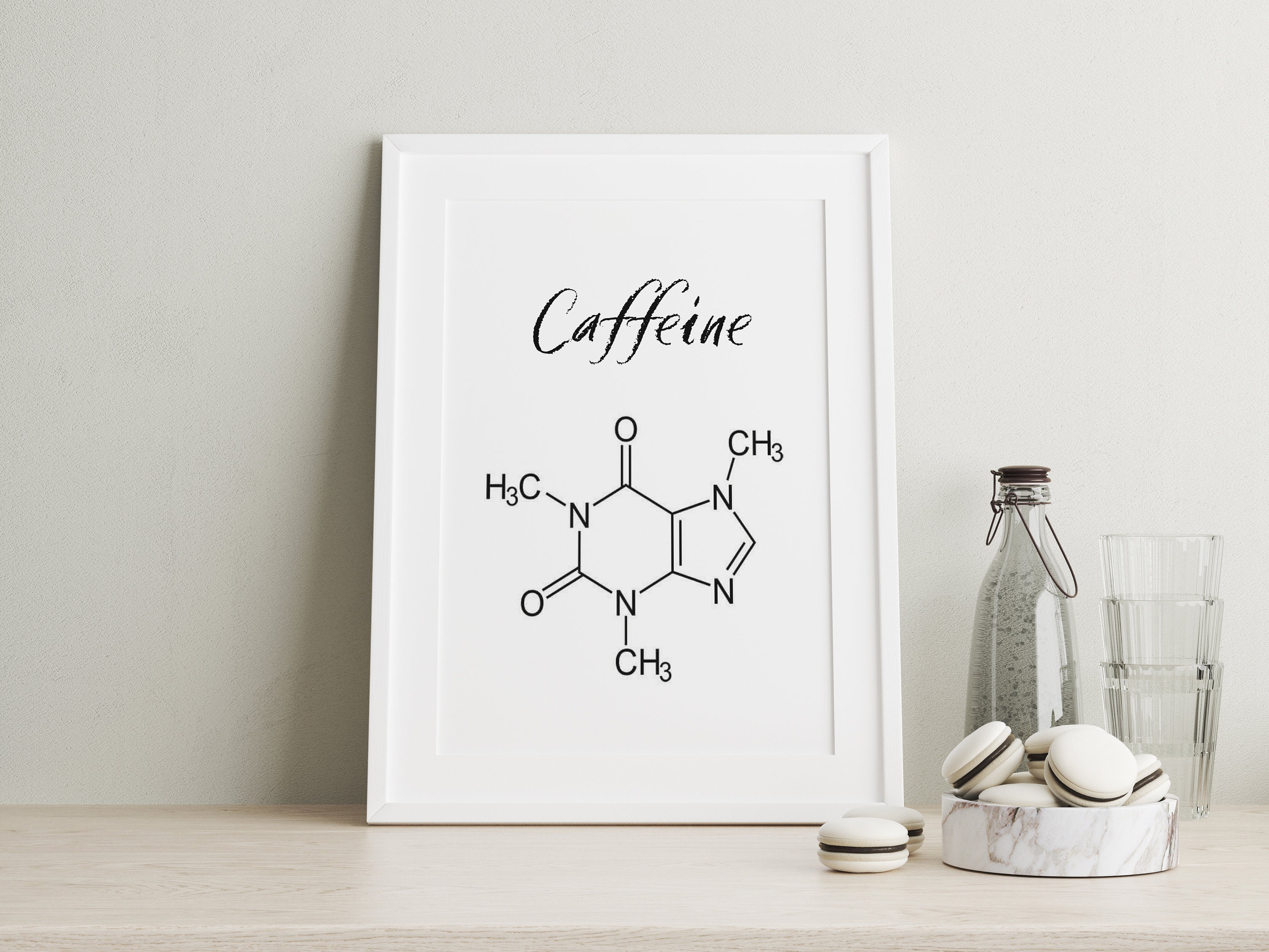 Coffeine Formula, Coffee Addict, Coffee Formula, Kitchen Art, Wallart ...