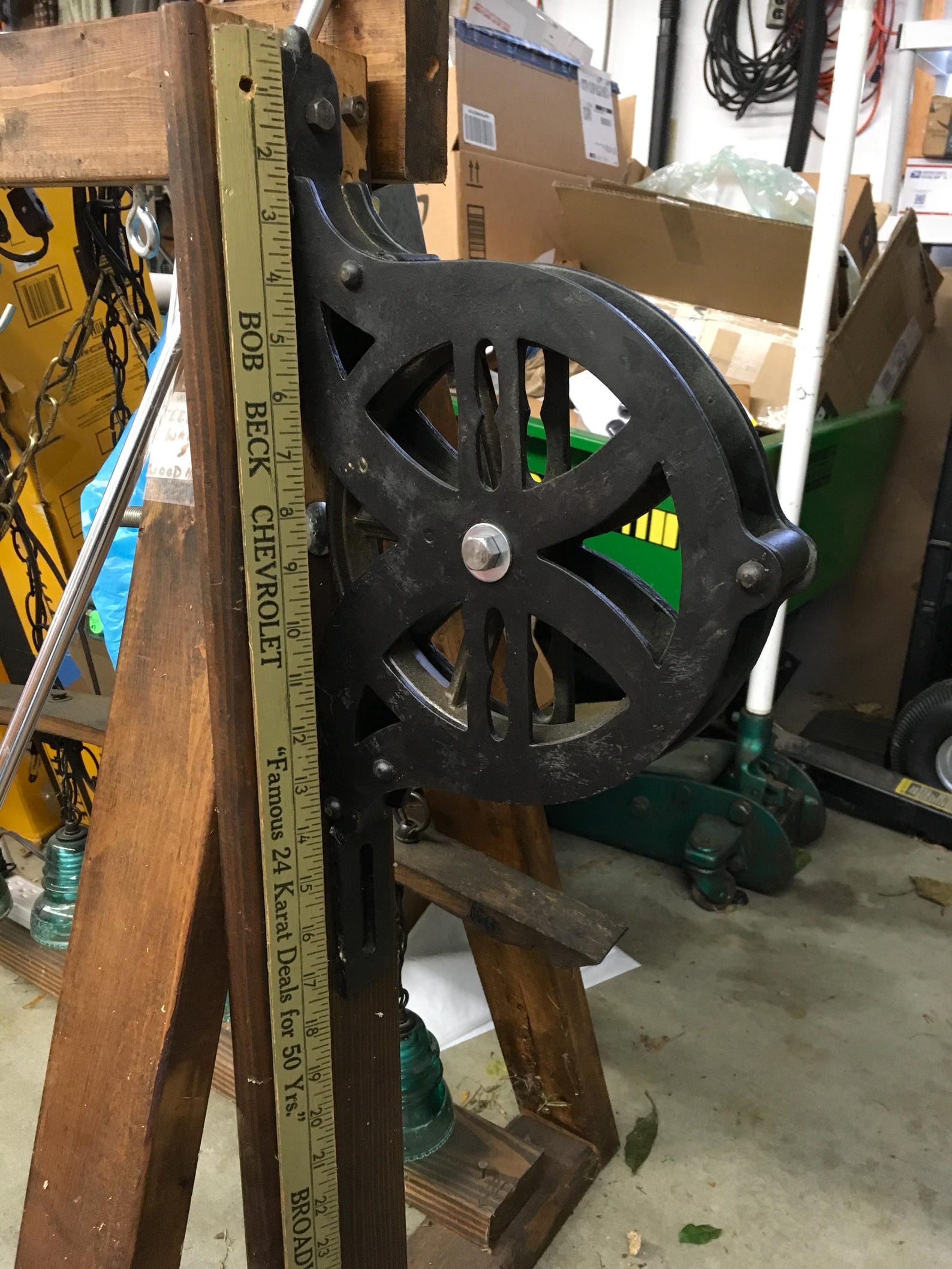 Glass Insulator/barn Pulley Lamp - Etsy