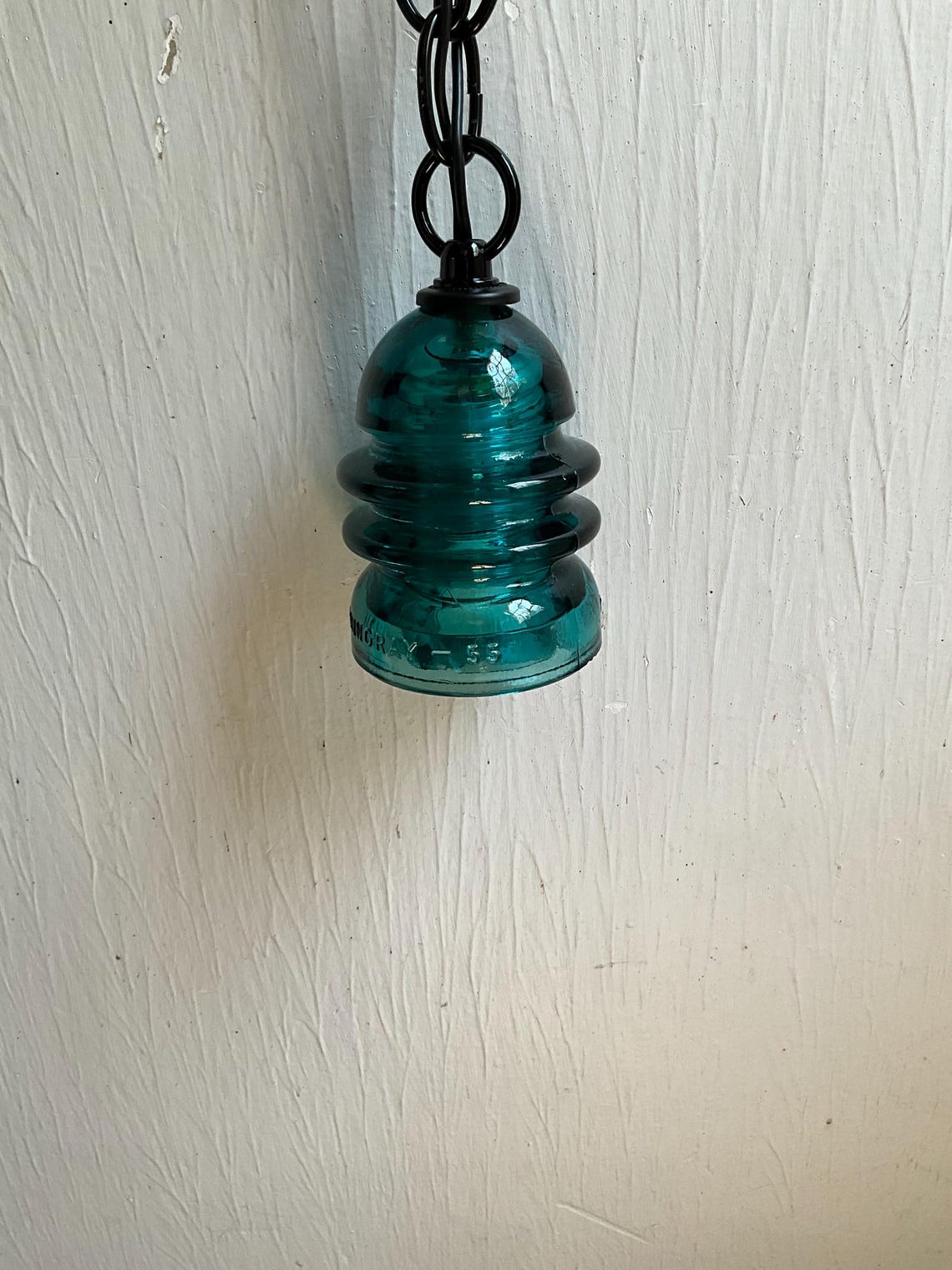 Glass Insulator/barn Pulley Lamp - Etsy