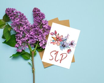 Slp Greeting Cards - Etsy