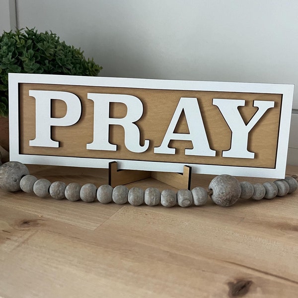 Pray Sign - Etsy