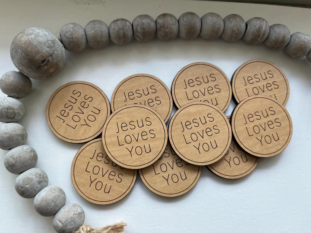 Jesus Loves You Tokens - Etsy