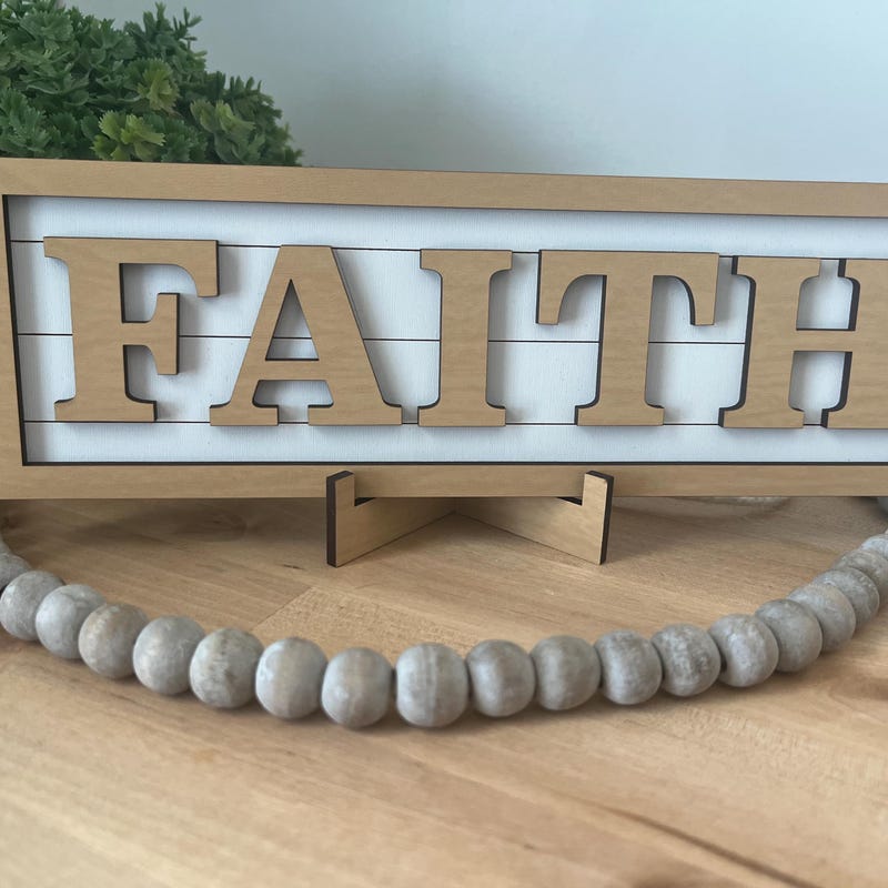 Faith Sign - Etsy