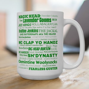 Gus Nicknames 15oz Mug/psych Fan Gifts/psych TV Show Mug/psych Fan Mug ...