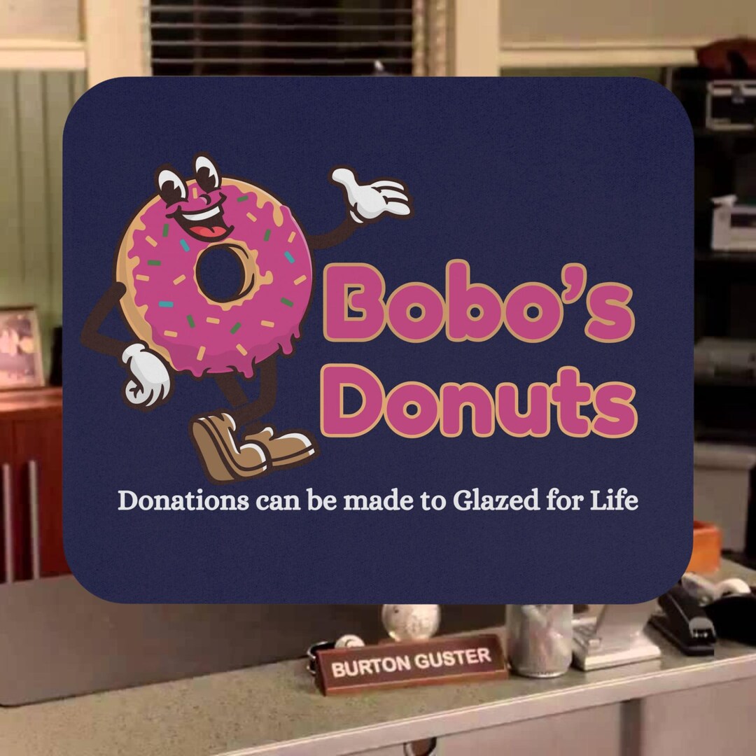 Psych Tv Show Bobos Donuts Mouse Pad 9x8/psych Tv Show Mouse Pad/psych ...