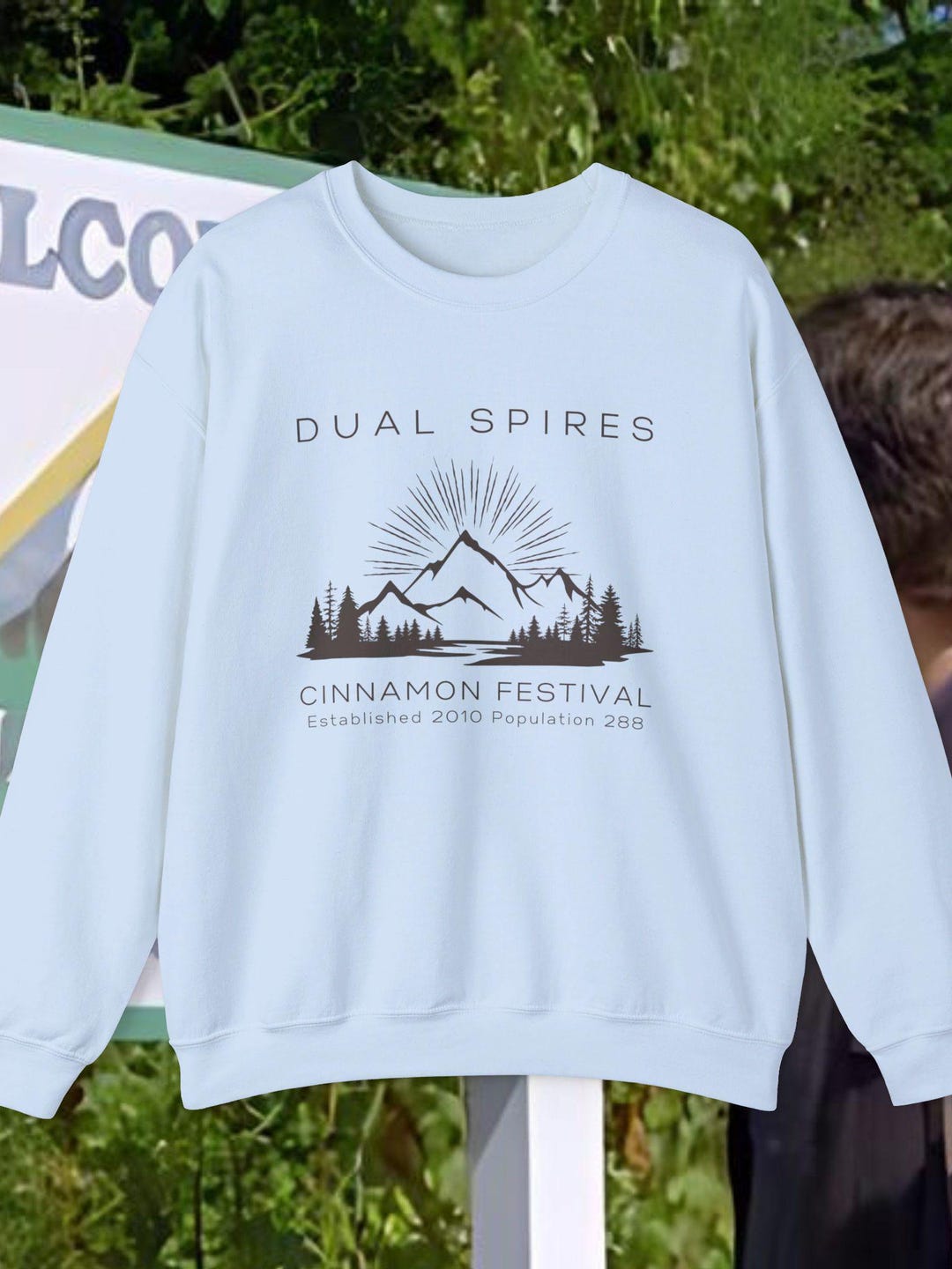 Psych Tv Show Dual Spires Twin Peaks Sweatshirt/psych TV Show Merch ...