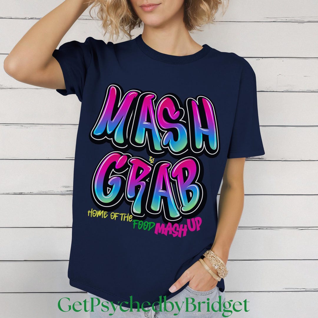 Camiseta del programa de televisión Psych Mash N Grab/Camiseta del ...