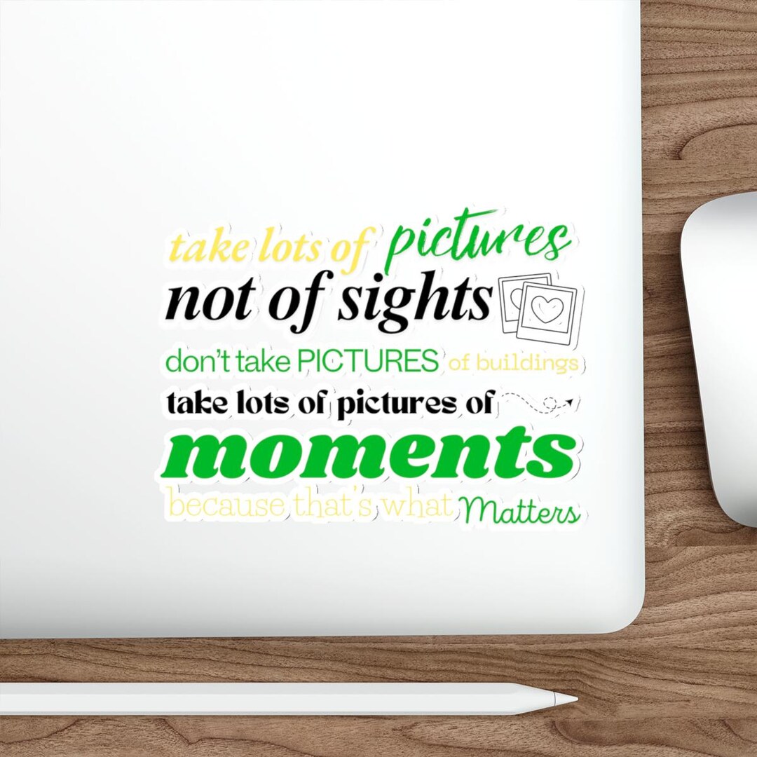 Take Pictures Psych Tv Show Quote Indoor/outdoor Die Cut Sticker/psych ...