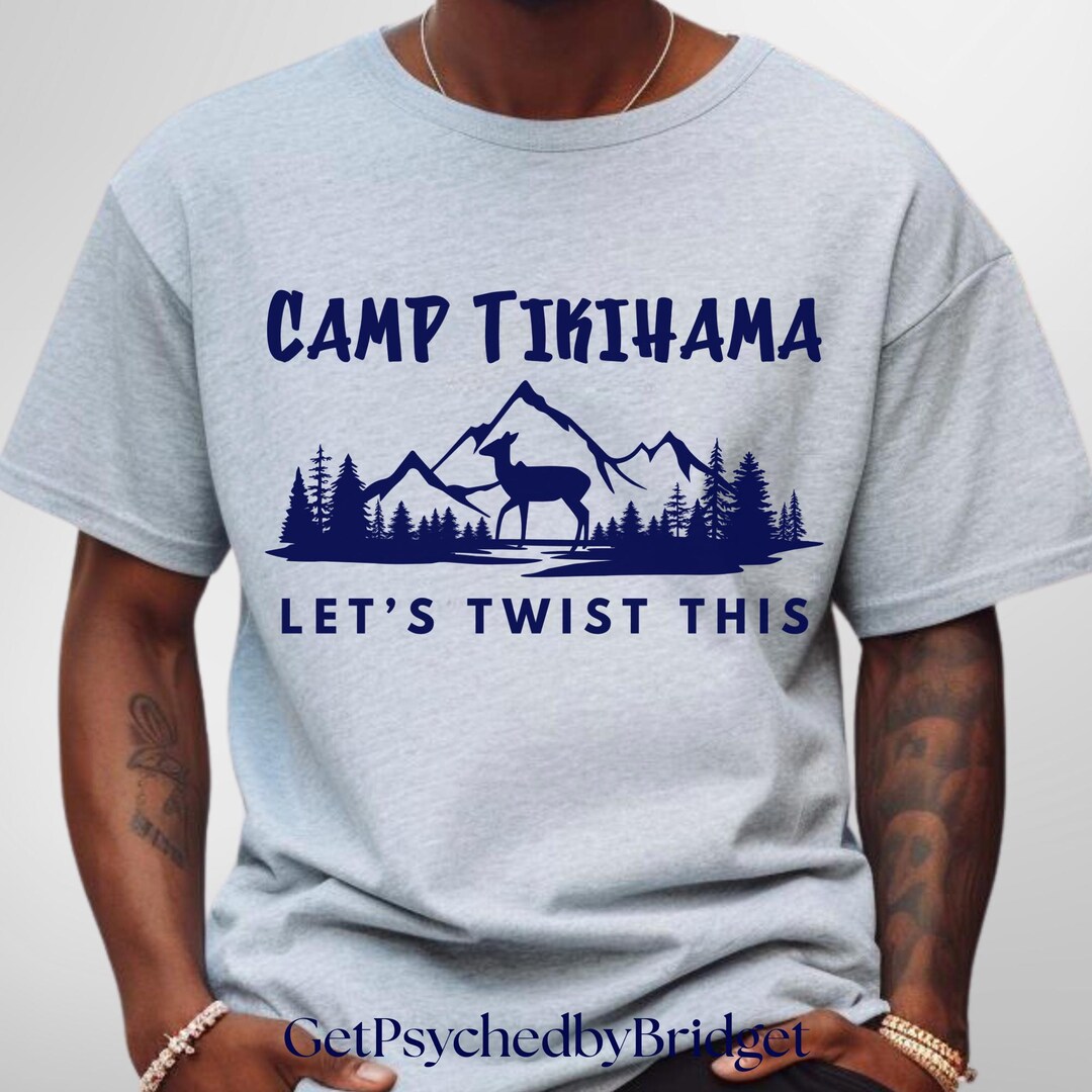 Psych TV Show, Camp Tikihama T-shirt, Funny Shawn & Gus Summer Camp T ...