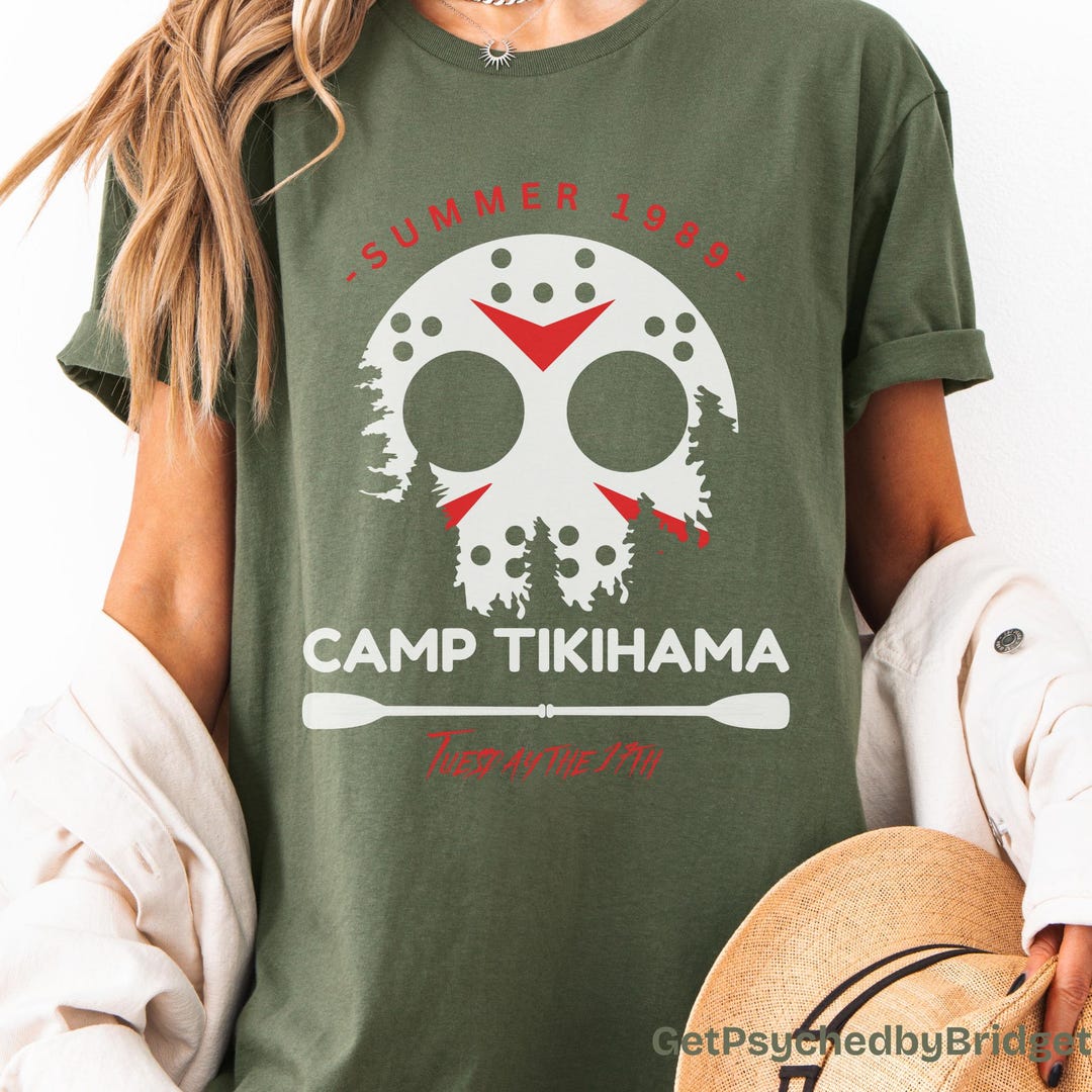 Psych TV Show T-shirt, Camp Tikihama Tuesday the 17th Parody - Etsy
