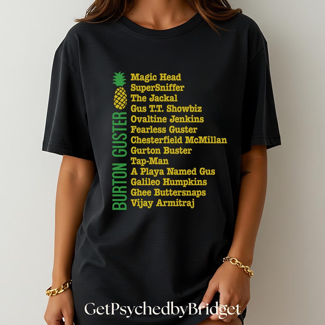Psych TV Show T-shirt, Gus Nicknames T-shirt, Shawn & Gus, Pop Culture ...