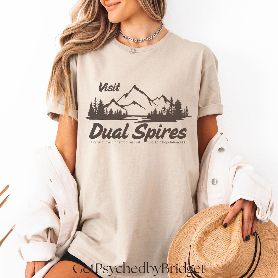 Dual Spires Twin Peaks Tv Show Tshirt/funny Psych Tv Shirt/psych Fan T ...