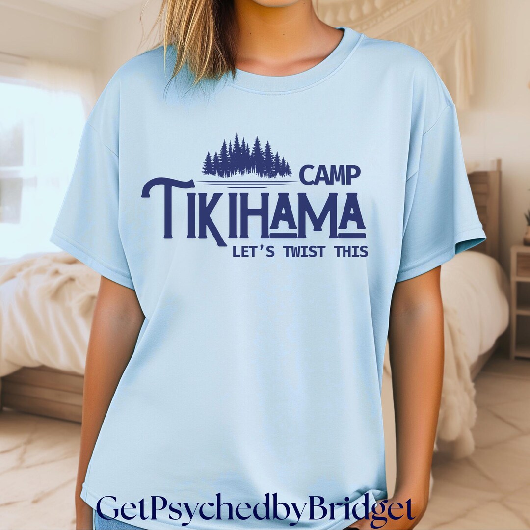 Psych TV Show, Camp Tikihama T-shirt, Psych TV Show Tee for Fans, Funny ...