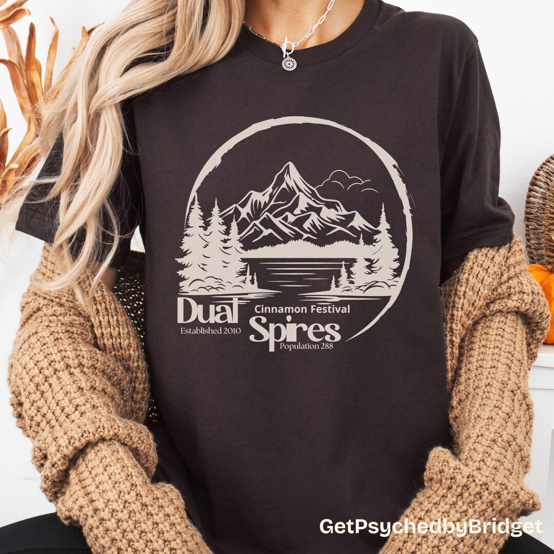 Psych TV Show T-shirt, Dual Spires Cinnamon Festival, Fan Merch, Unisex ...