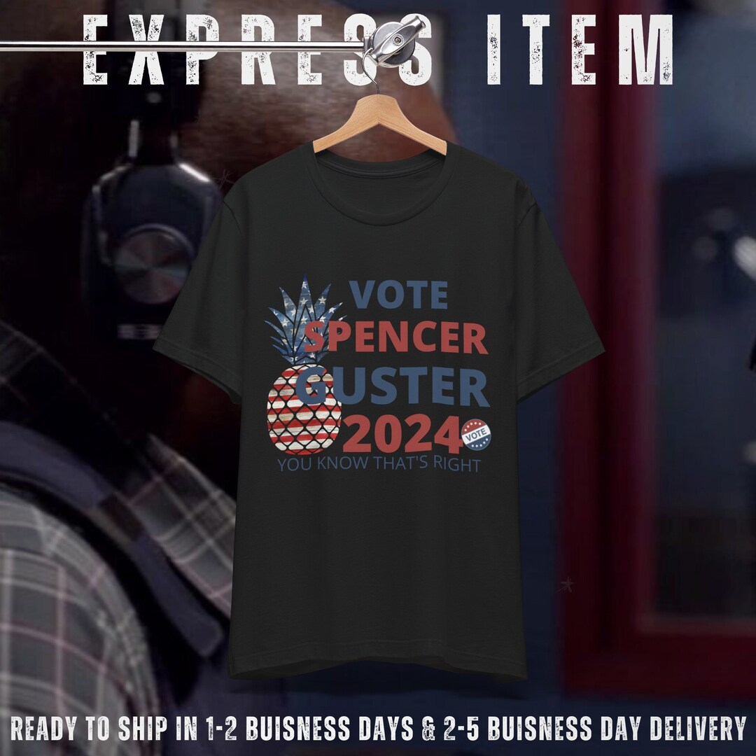 Spencer Guster 2024 Psych T-shirt/psych Tv/psych TV Custom Shirts/psych ...
