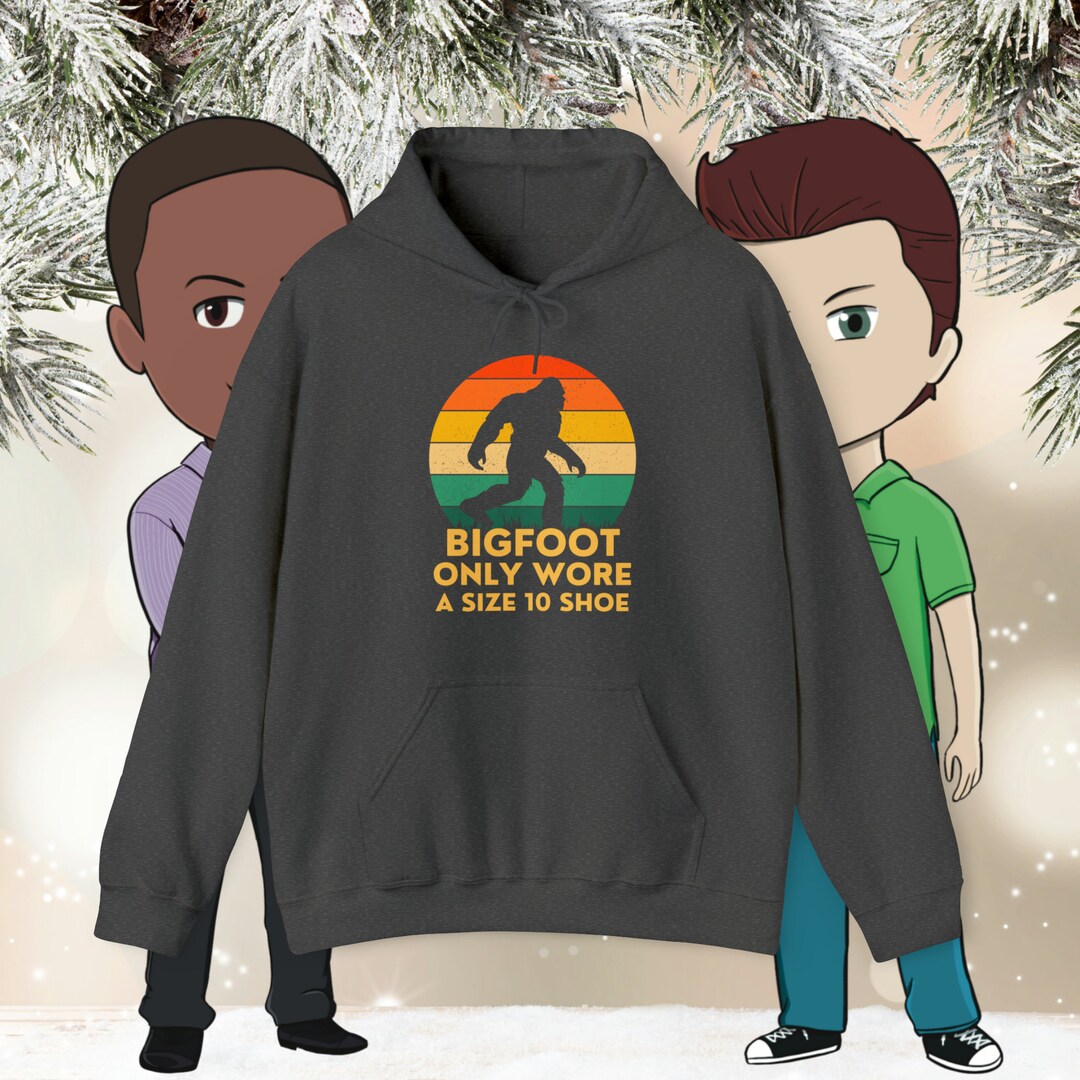 Big Foot's Shoe Size Psych TV Hoodie/psych TV Fan/psych - Etsy