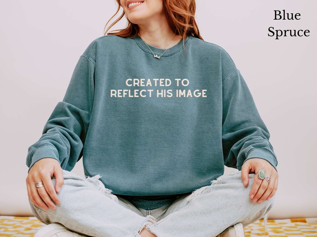 Godly Sweatshirt Light Bearer Comfort Colors New Believer Shirt Bible ...