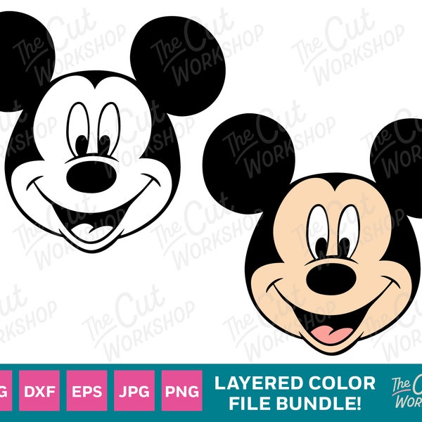 Mickey Mouse Head - Etsy