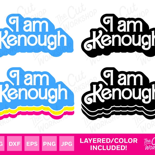 Ken Enough Svg - Etsy UK