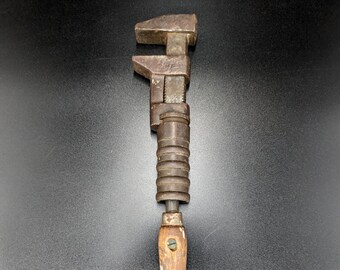 Vintage Early 1900s Pair of Very Unique Adjustable Monkey Wrenches 6.5 ...