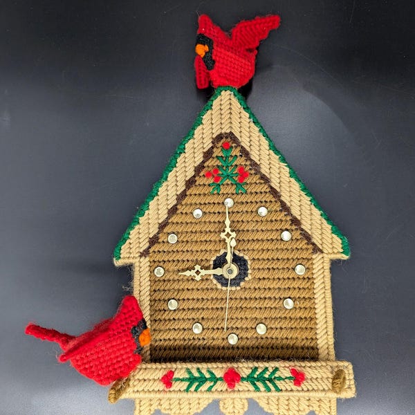 Birdhouse Clock - Etsy