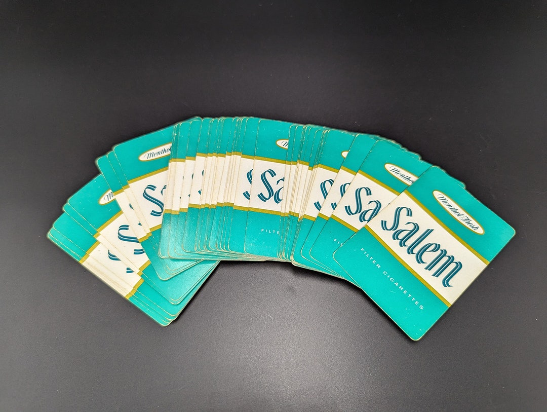 Vintage SALEM Cigarettes Playing Cards - V2910 - Etsy