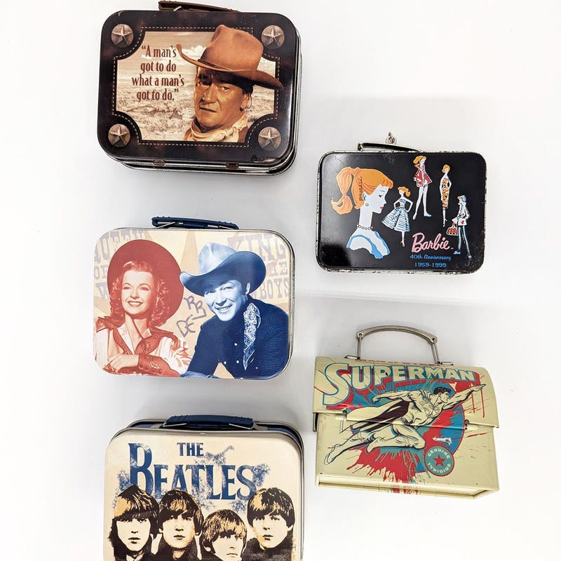 Tin Lunch Box - Etsy