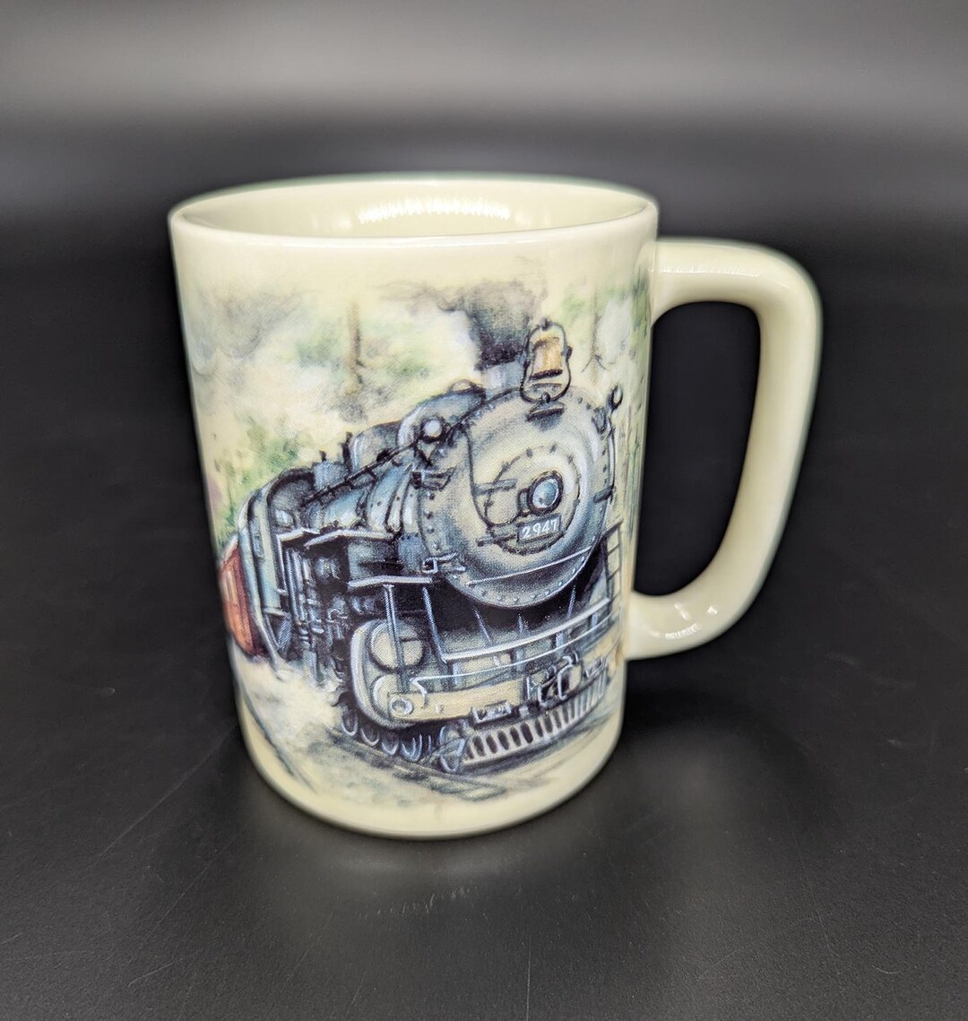 Vintage Steam Locomotive Train Coffee Mug by Sunrise Pub, Inc. OTAGIRI ...