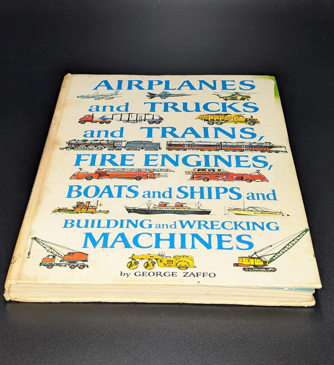 Vintage 1972 Handcover Child's Book by George Zaffo "airplanes and ...