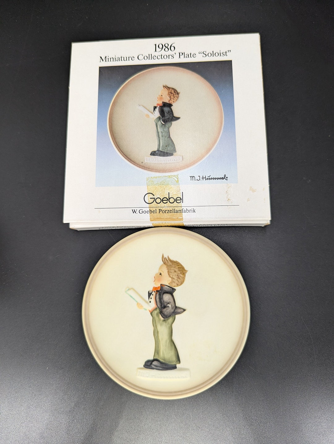 Vintage 1986 Goebel M.I. Hummel Miniature Collector's Plate "the ...