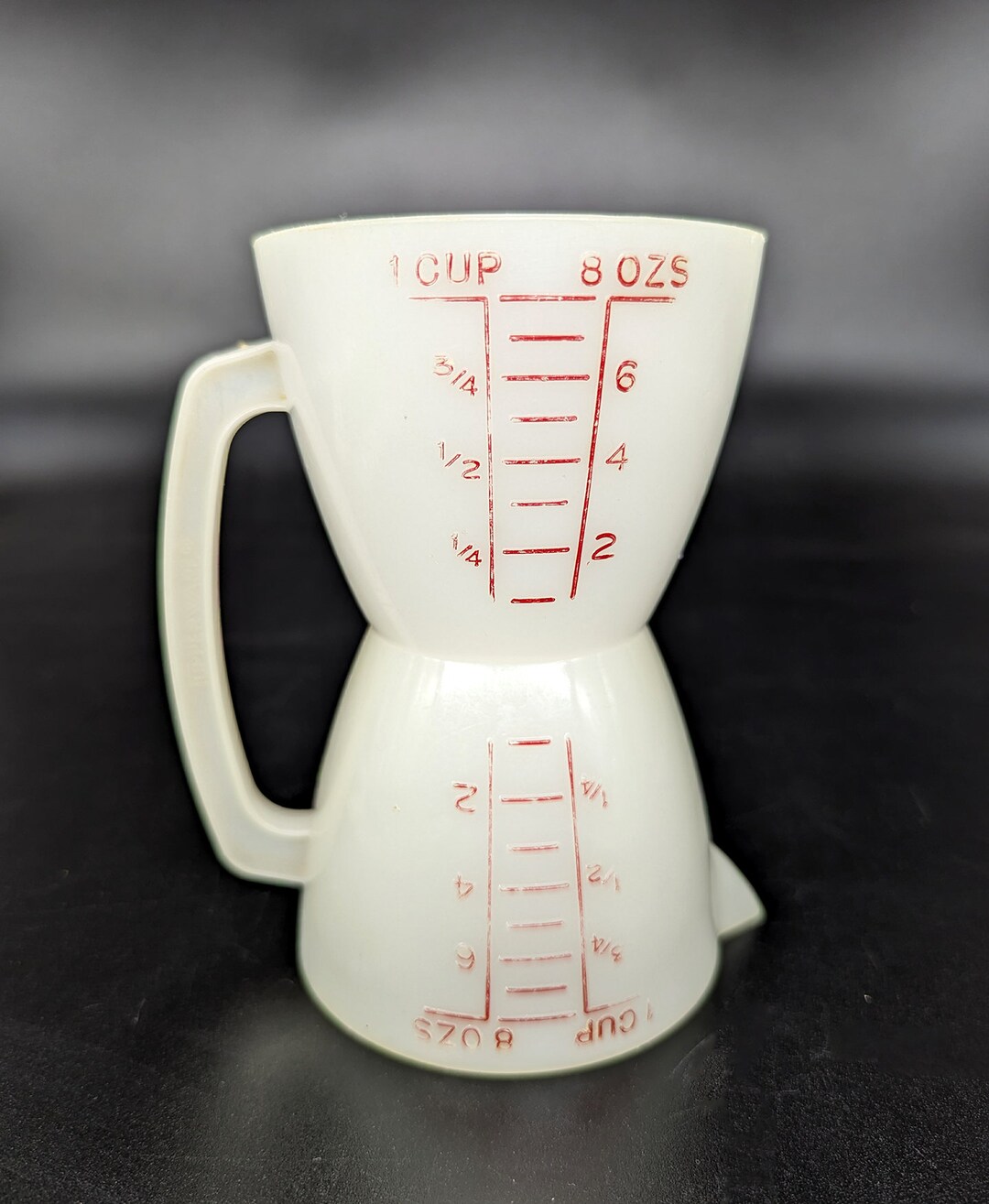 Vintage 1970s Tupperware Wet/dry Dual Sided Measuring Cup V2584 - Etsy