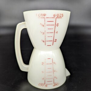 Vintage 1970s Tupperware Wet/dry Dual Sided Measuring Cup V2584 - Etsy