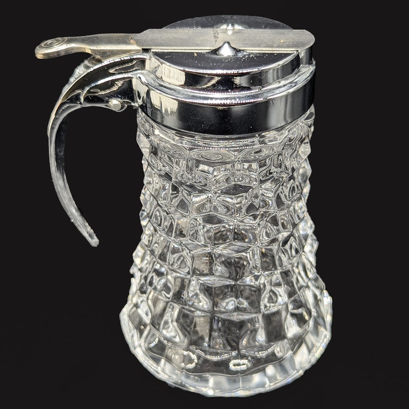Glass Syrup Pitcher - Etsy