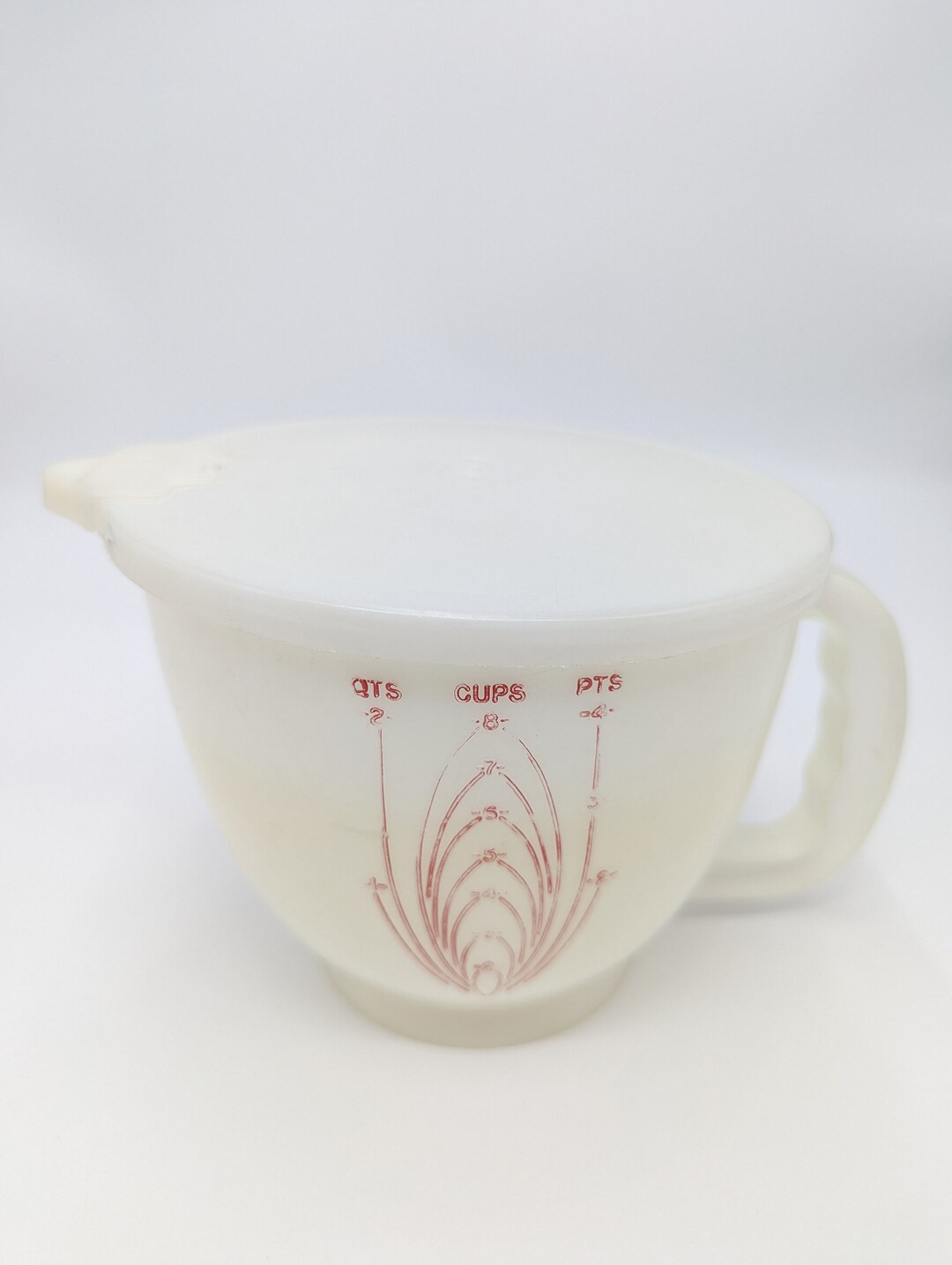 Vintage Tupperware 8 CUP Batter Bowl/measuring Bowl With - Etsy