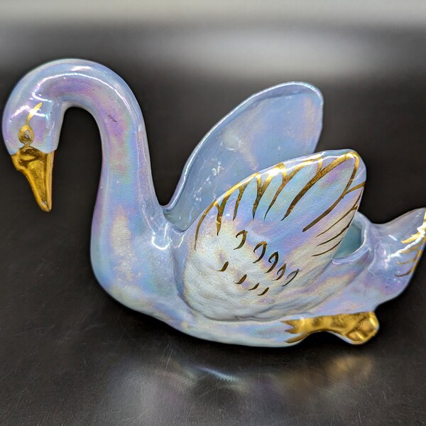 Ceramic Swan Planter - Etsy