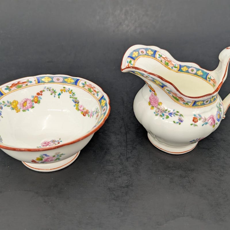 Antique Creamer With Roses - Etsy