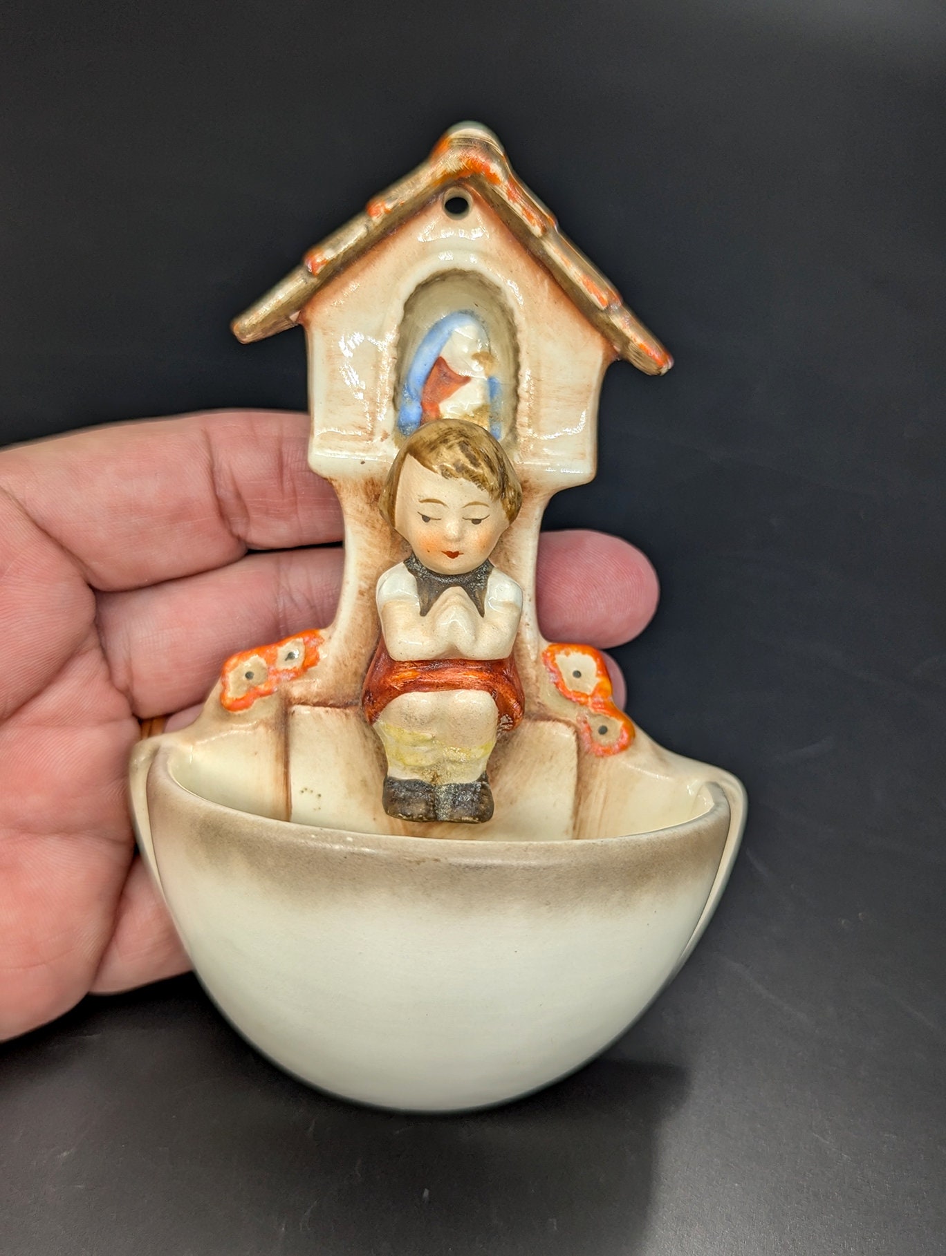 Vintage 1950s MI Hummel Holy Water Font 164 Wall Hanging West Germany V3233 - Etsy