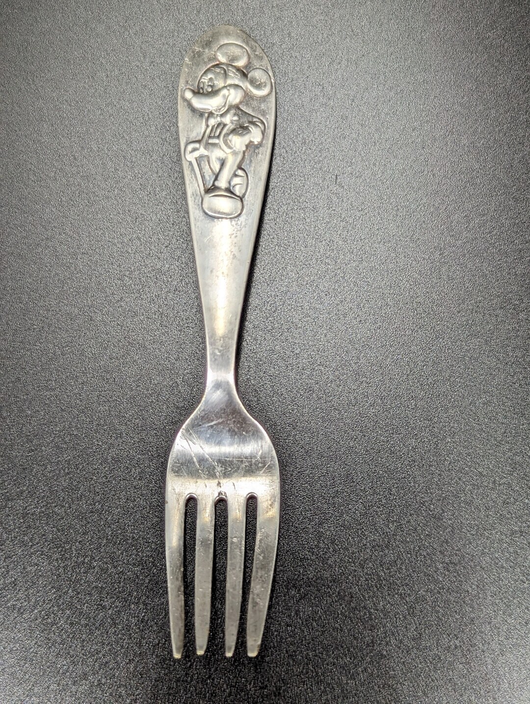 Vintage 1960's Mickey Mouse Child's Fork Silver Plated by Reed and ...