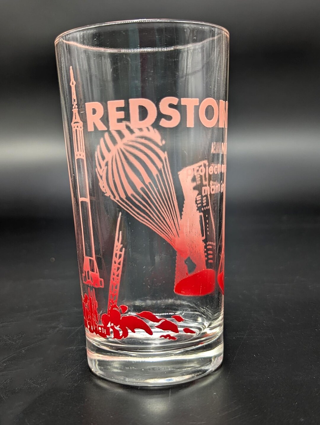 Vintage REDSTONE ROCKET - NASA Project Mercury - Man in Space Drinking ...