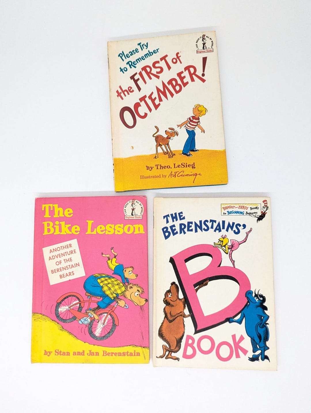 Vintage Group of 3 1960s-70s Children's Beginner Books With the ...