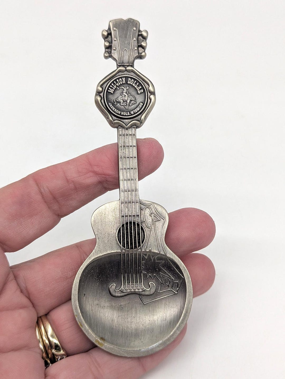 Vintage Pewter Souvenir Spoon From the Million Dollar Cowboy Bar in ...