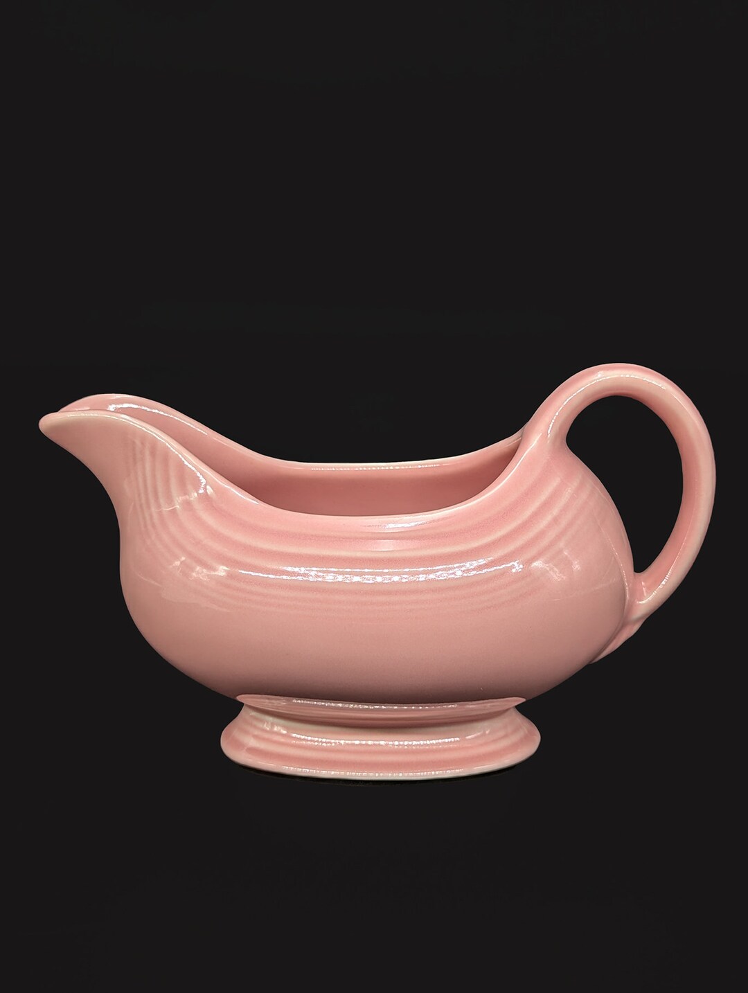 Vintage FIESTAWARE Pink Rose Gravy or Sauce Bowl/dish - V2863 - Etsy