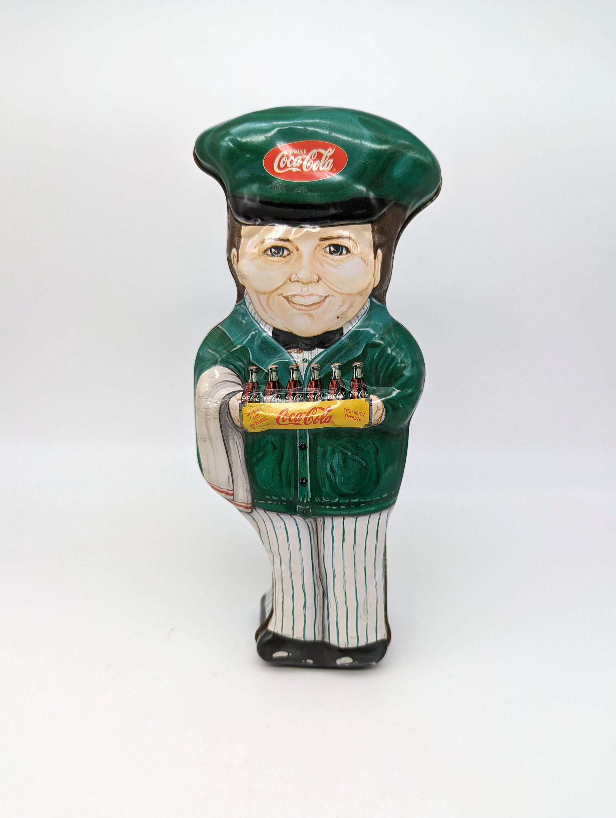 Vintage 1999 Coca-cola Delivery Man Tin Container V0671 - Etsy