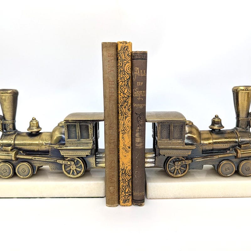 Train Bookends - Etsy