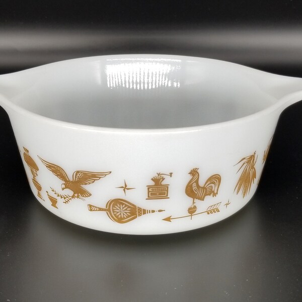 Pyrex Early American Casserole - Etsy
